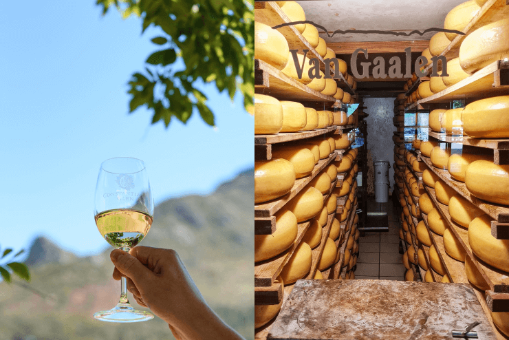 Wine on Route at Van Gaalen Cheese Farm: Cape Wines, Artisanal Cheese ...